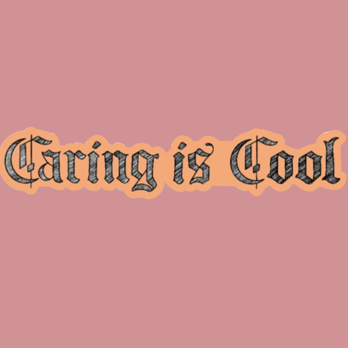 Caring Is Cool Sticker Set – grlcollective