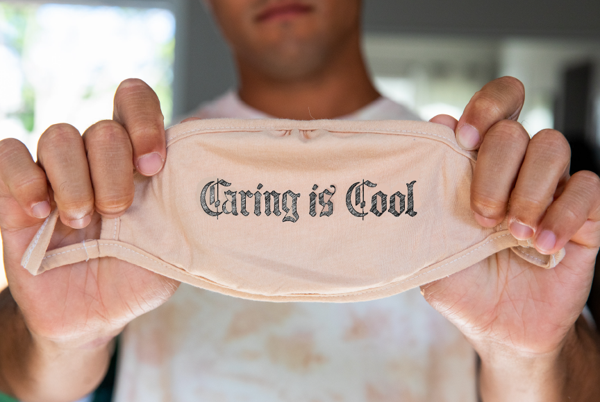 Caring Is Cool Reusable Mask – grlcollective